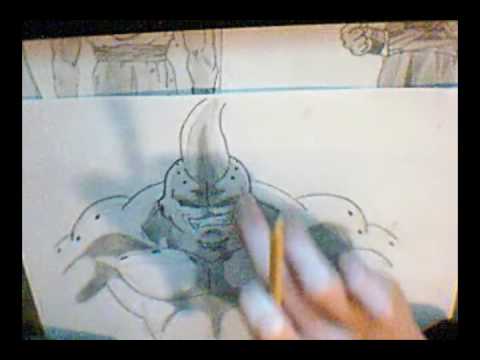 How to draw Super Buu (buff) - YouTube