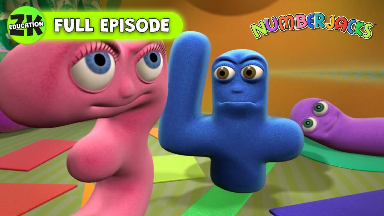 Very Shapely | Numberjacks | Full Episode | Season 2, Episode 3 ...