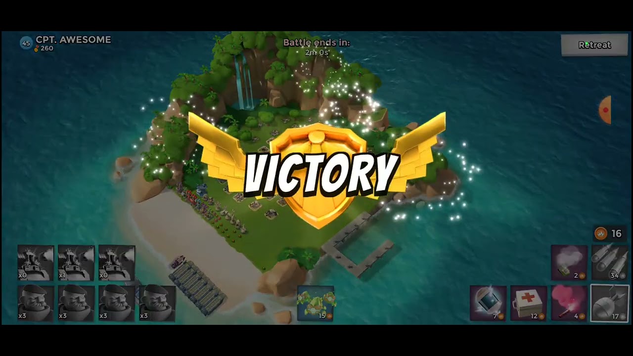 Boom Beach Agent 47 Island show off! - YouTube