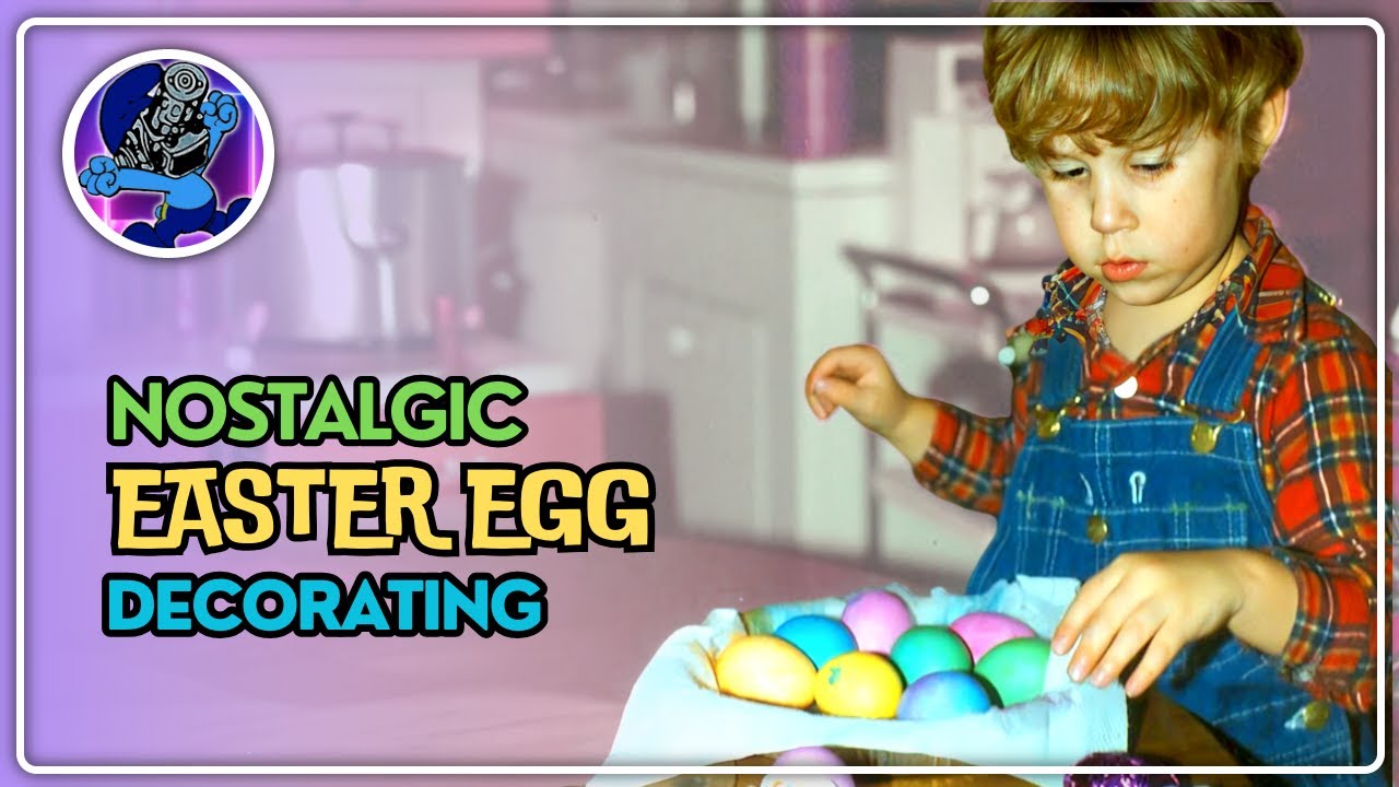 A Nostalgic Retro Easter Egg Decorating Experience | Egg Decorating In ...