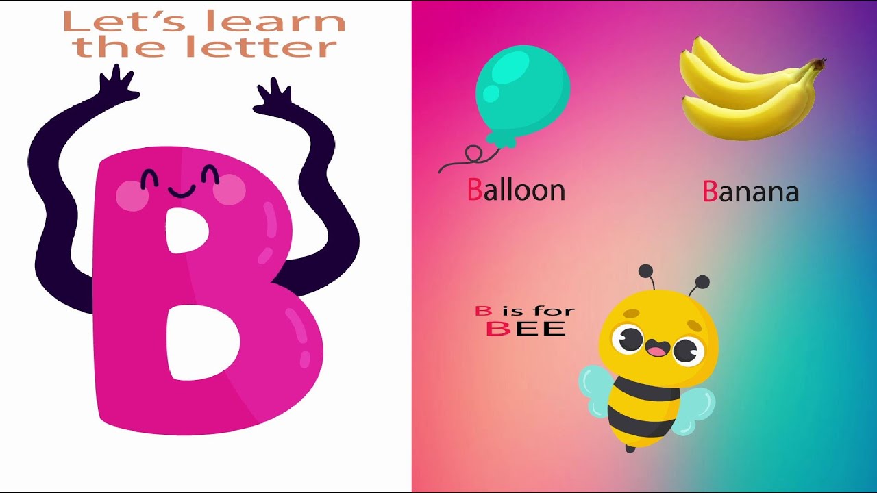 ABC Phonics song | ABC song | Alphabet song | Letter B | Nursery Rhymes ...