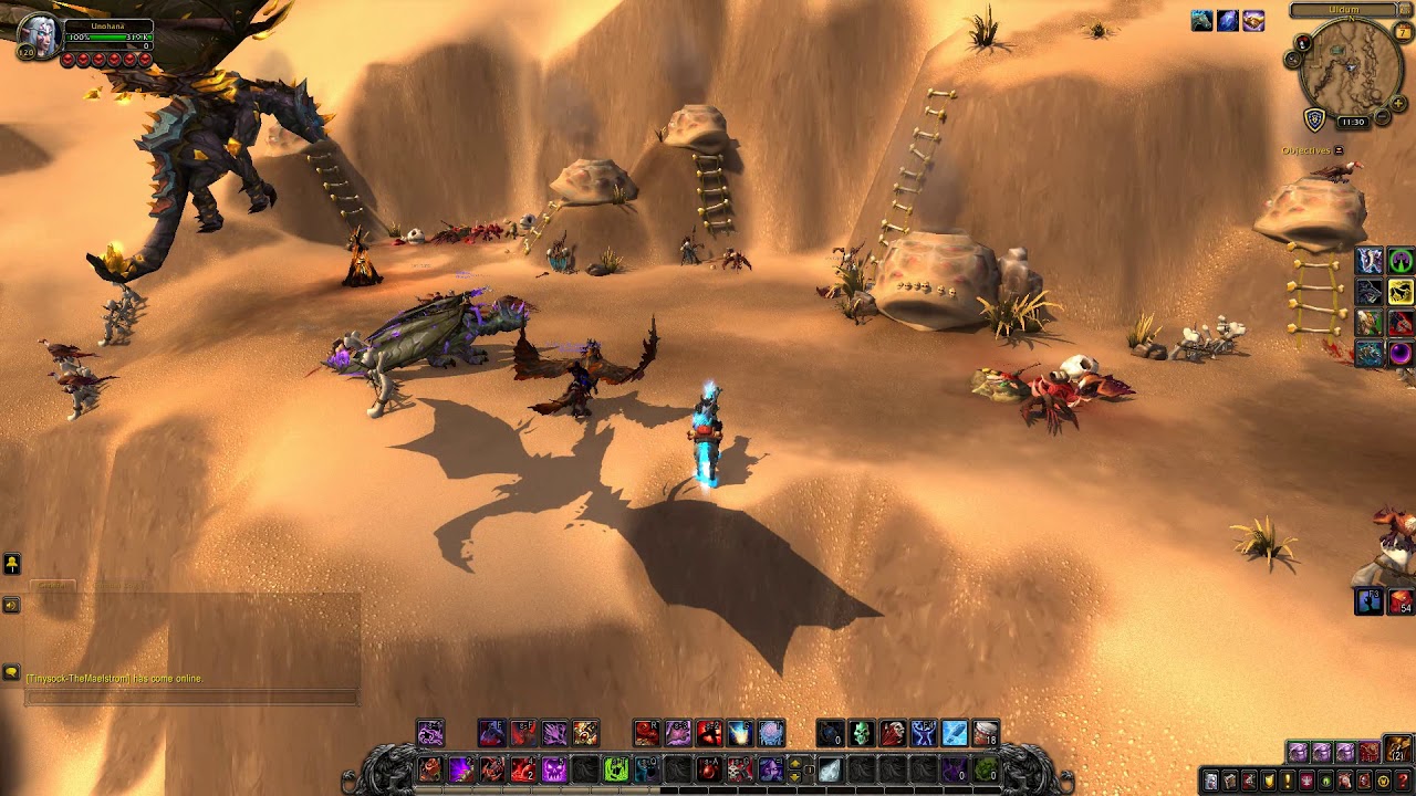 Rotfeaster Rare location in Uldum (N'zoth Assult Version) - YouTube