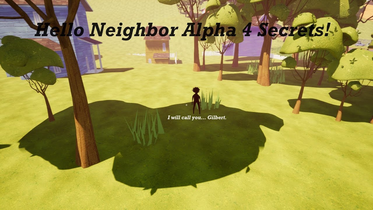 Some Secrets in Hello Neighbor Alpha 4 - YouTube