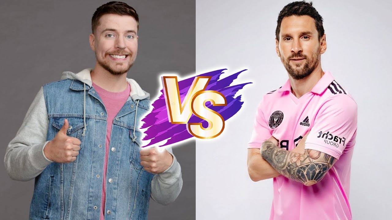 Lionel Messi VS MrBeast Natural Transformation 🌟 2024 | From 0 To Now ...