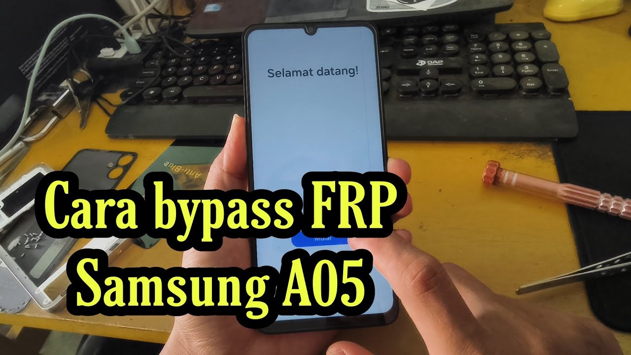 Cara bypass frp samsung A05 New Security terbaru - YouTube