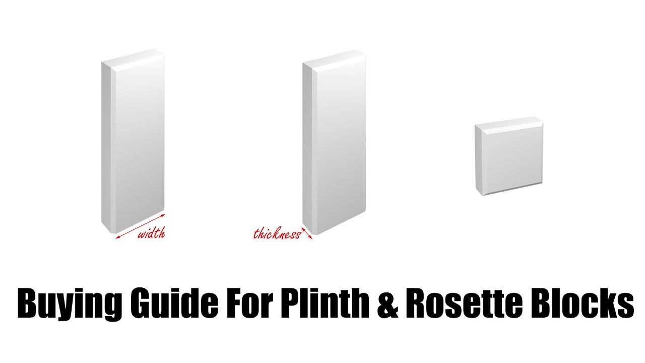 Buying Guide For Plinth & Rosette Blocks | Skirting World - YouTube