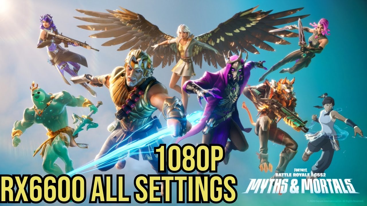 Fortnite Chapter 5 Season 2 | RX 6600 + Ryzen 5 3600 | All Settings ...