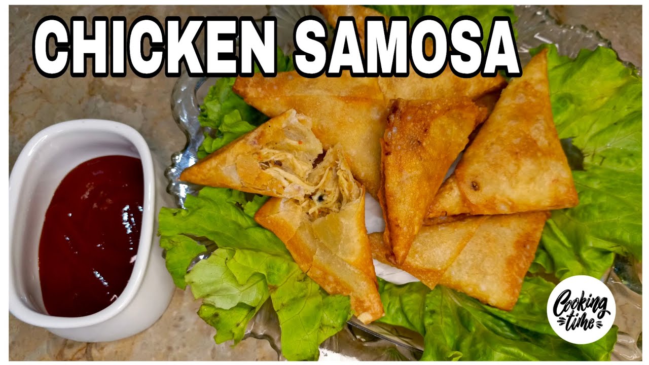 Chicken Samosas || Homemade by Cooking Time 😍😋 - YouTube