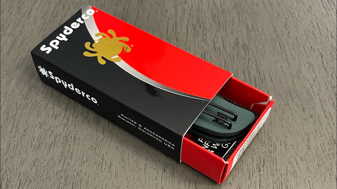 Spyderco new exclusive my first look / unboxing video - YouTube