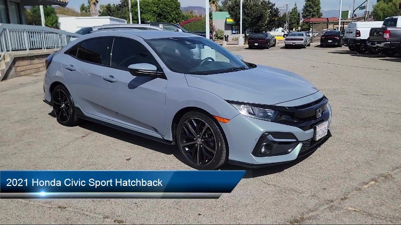 2021 Honda Civic Sport Hatchback Van Nuys San Fernando Valencia Los ...