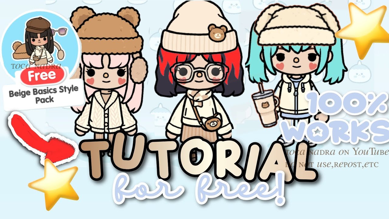 HOW TO GET THE BEIGE BASICS STYLE PACK FOR FREE! 😱🧸🐻 *100% WORKS ...