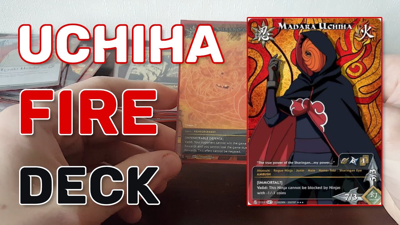 My Fire Uchiha Deck - Naruto CCG - Deck Profile - YouTube