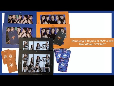 a VERY lucky unboxing of all versions "ITZY's ITZ ME" 2nd mini album [6 ...