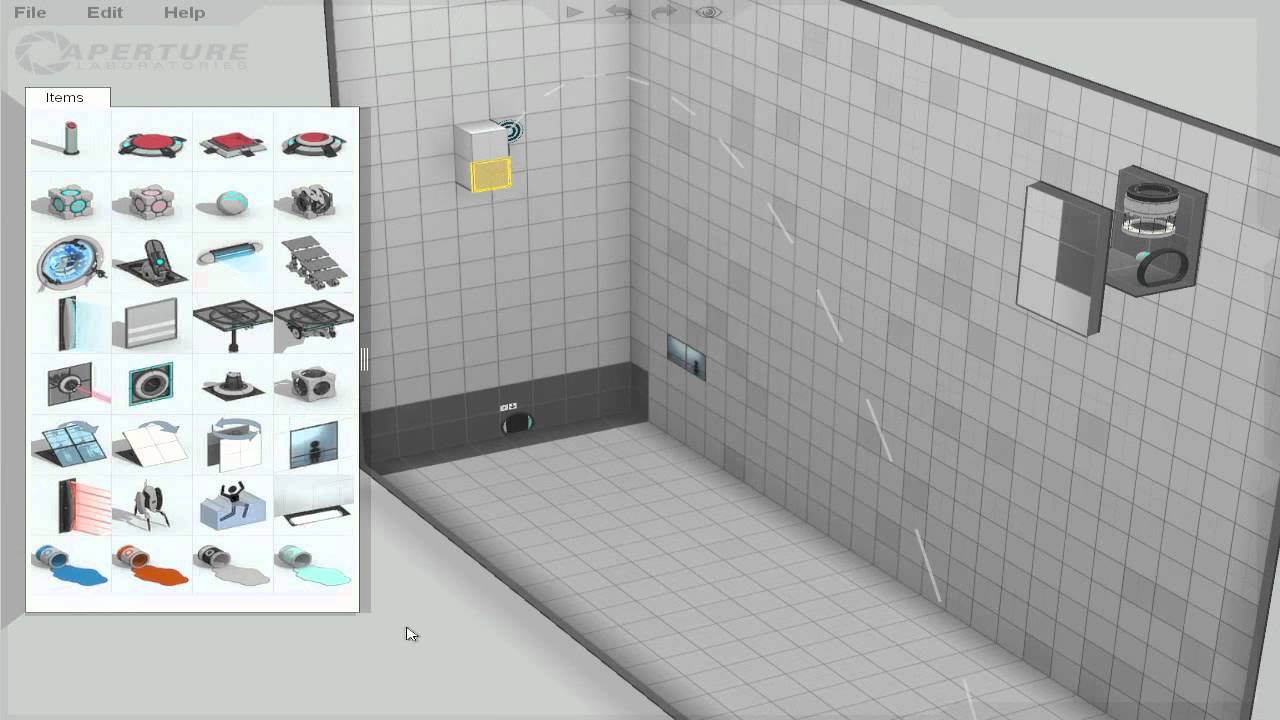 Portal 2 - Map Editor - 'Slam Dunk V1' Map with Demonstration - YouTube