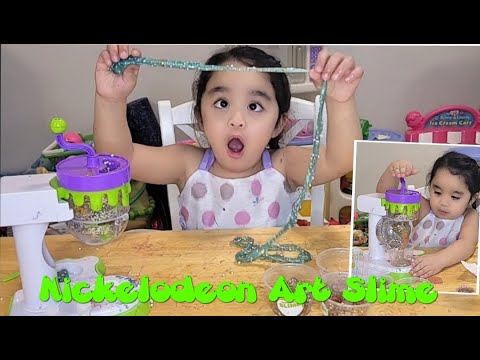 Crazy Art Slime 🥰 (Nickelodeon Super Slime Studio) - YouTube