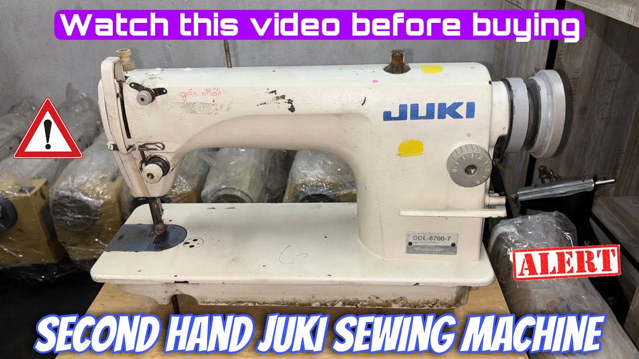 Watch this video before buying a second hand juki sewing machine # ...