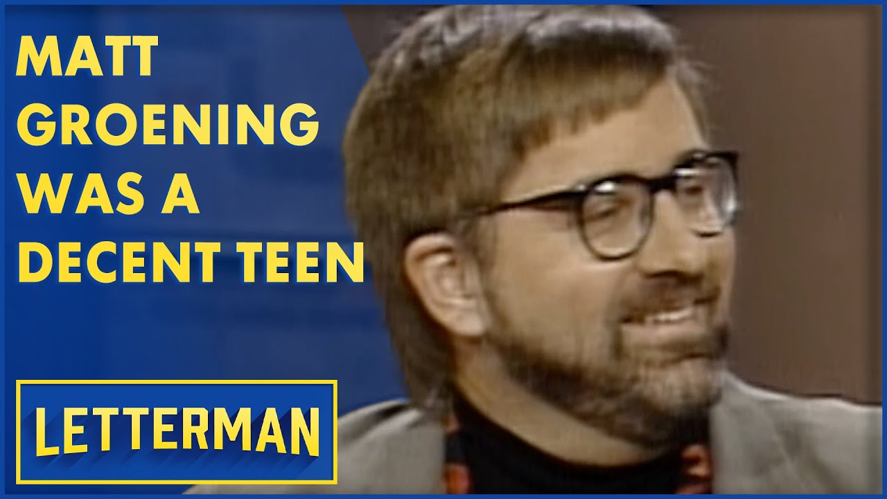 "The Simpsons" Creator Matt Groening Was A Decent Teen | Letterman ...