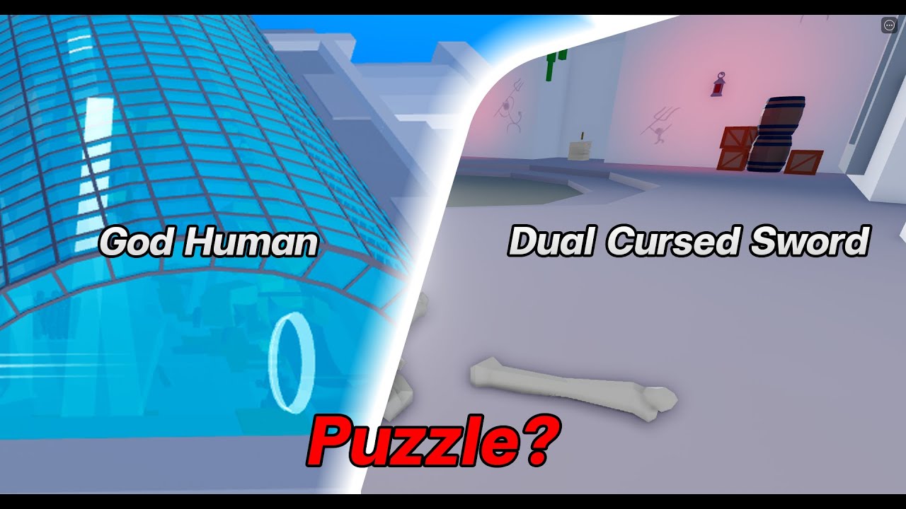 Blox Fruit: Dual Cursed Sword And God Human puzzle!? - YouTube