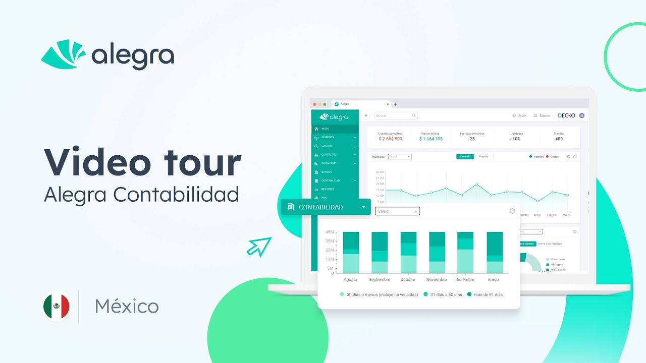 Sistema contable y de facturación en México - Alegra Video Tour 2024 - YouTube