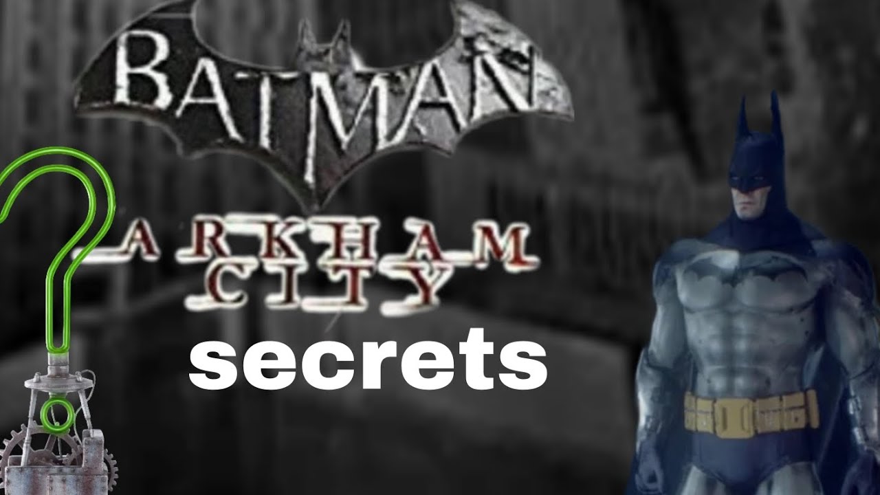 batman arkham city secrets and details - YouTube