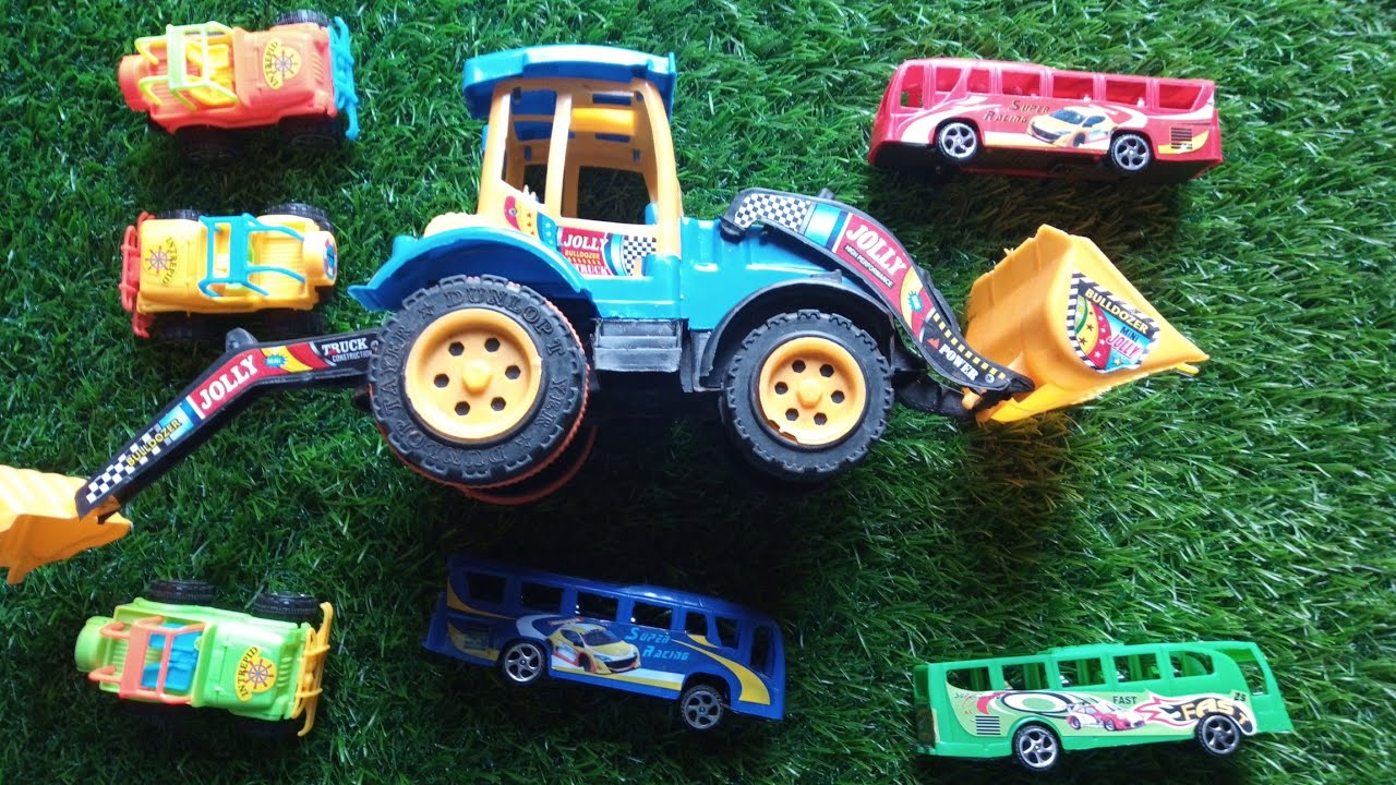 looking for miniature JCB bus jeep - YouTube