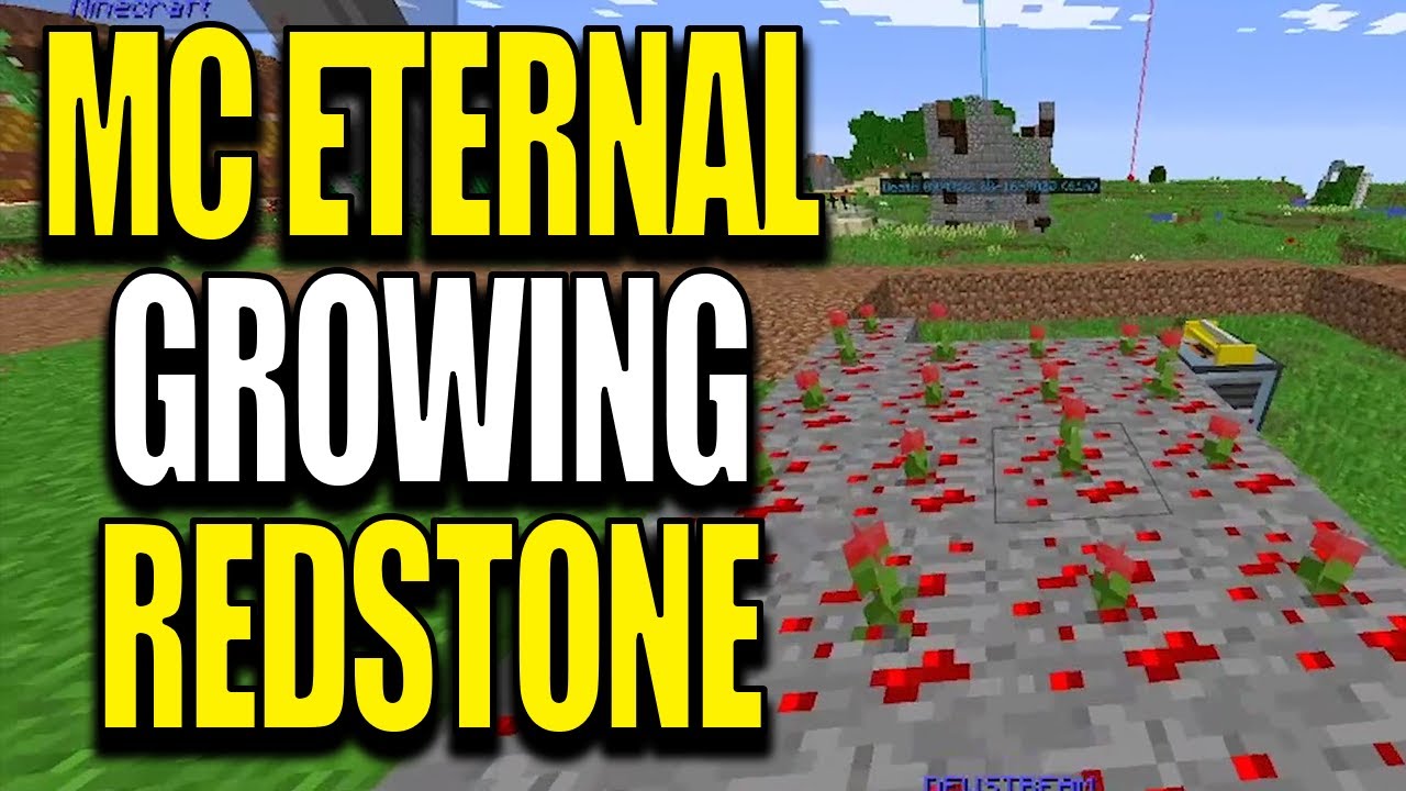 Minecraft MC Eternal Modpack Chapter 2 Ep 37 - Growing Redstone - YouTube