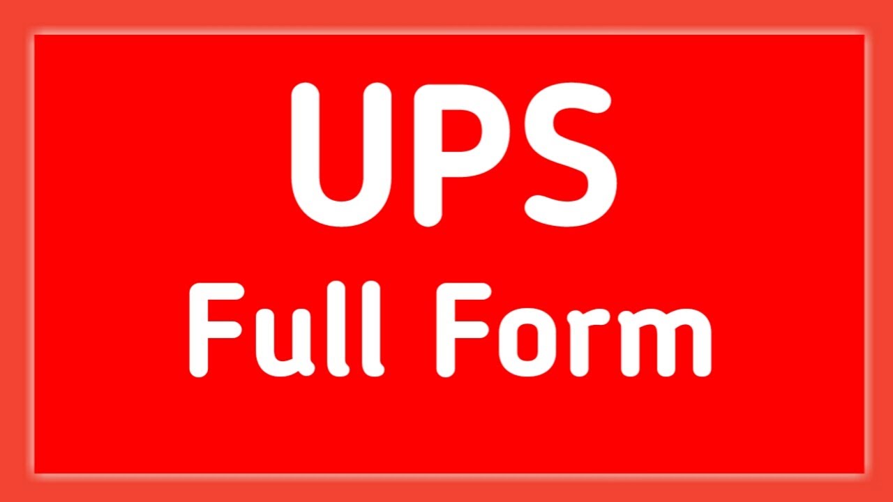 What is the full form of UPS - UPS mining - YouTube