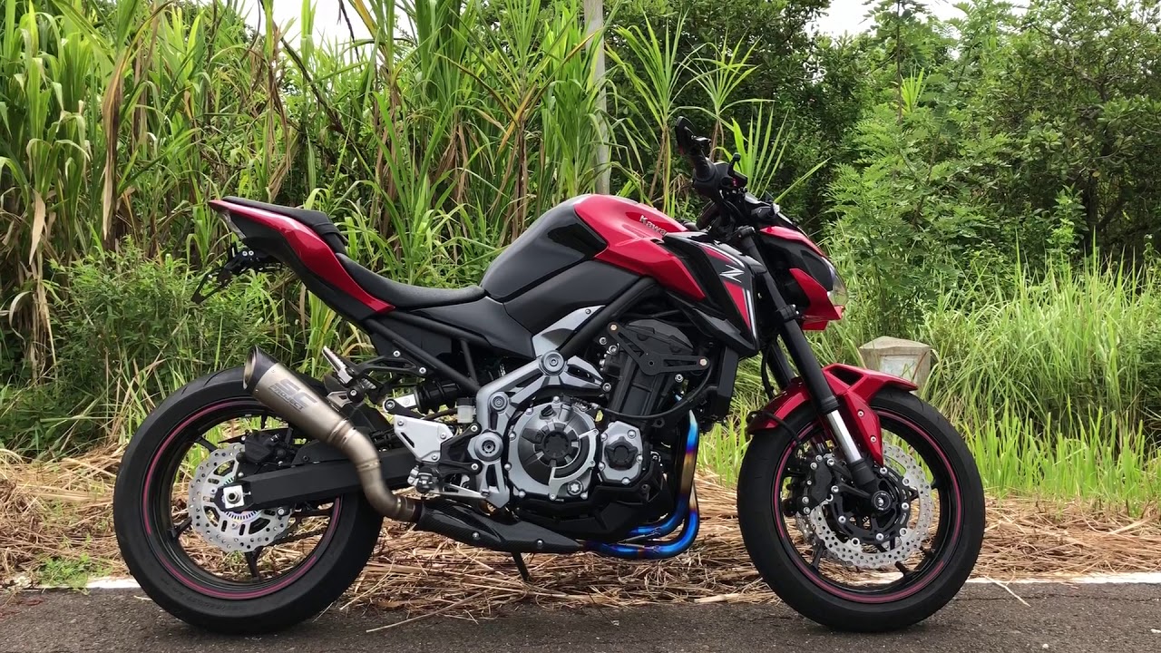 Z900 SC S1 Exhaust + R9 Titanium Header - YouTube