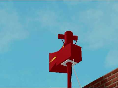 Classic Red Thunderbolt 1003 alert test - YouTube
