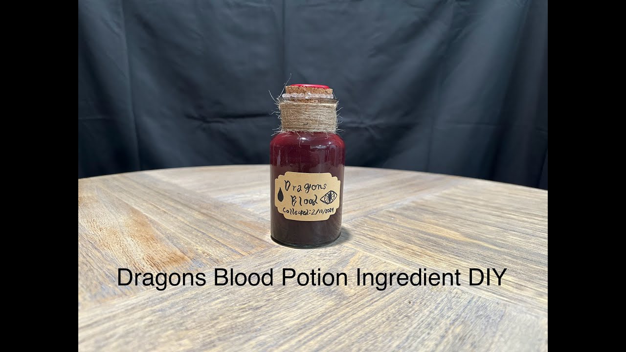 Dragons Blood Potion Ingredient DIY - YouTube