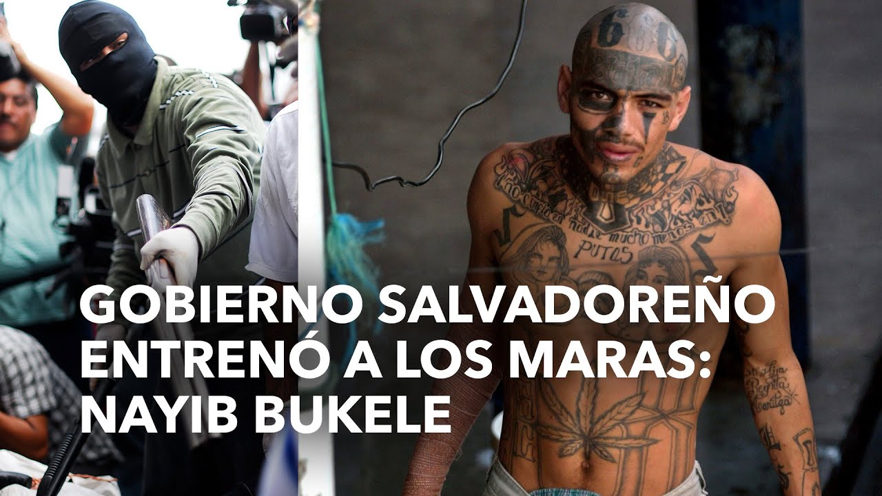 Ejército salvadoreño entrenó a "las maras": Bukele - YouTube
