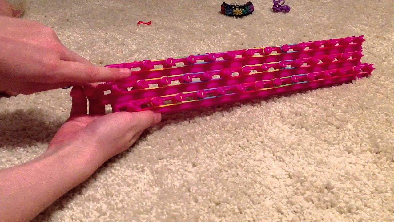 How To Make Waterfall Loom Bracelet part 1 YouTube How To Make Waterfall Loom Bracelet part 1 YouTube