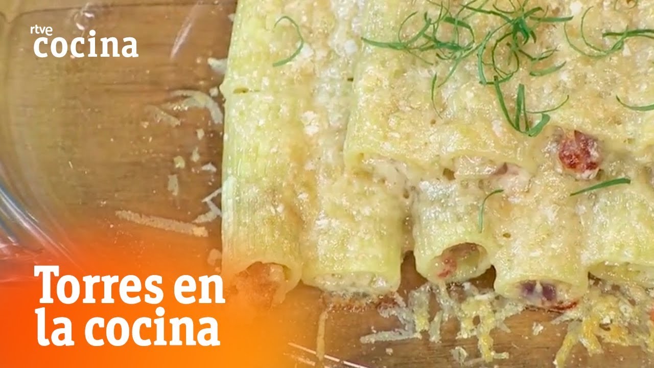 Cómo hacer Macarrones rellenos - Torres en la Cocina | RTVE Cocina ...