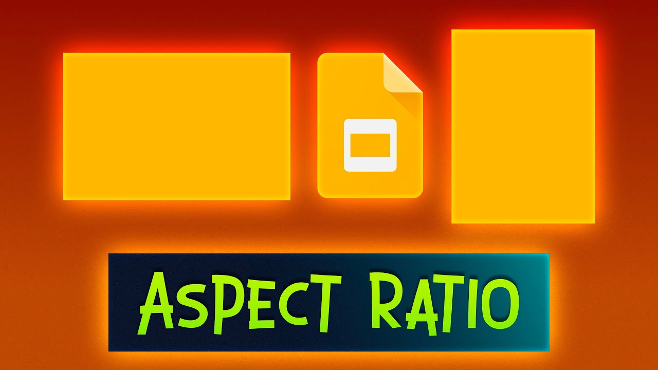 How to Change Google Slides Aspect Ratio Video Tutorial - YouTube