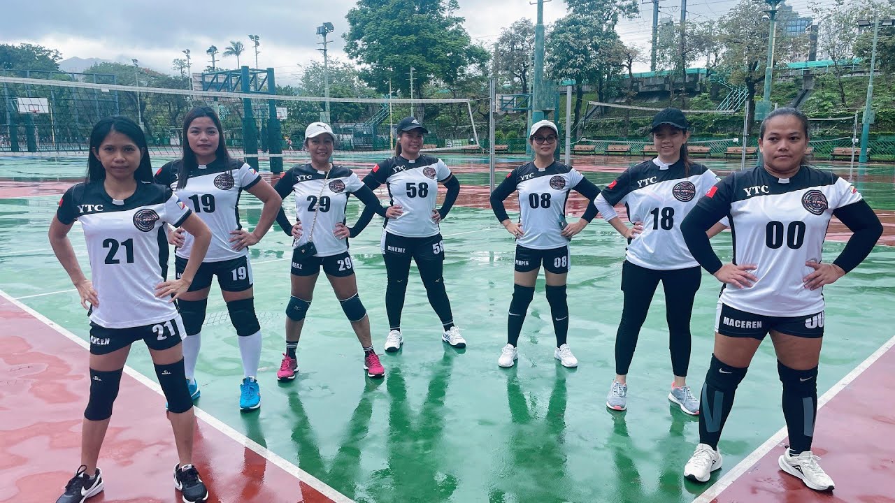OFW WOMEN'S VOLLEYBALL IN THE RAIN 🏐🌧️ #ofwhongkong #volleyballgame # ...