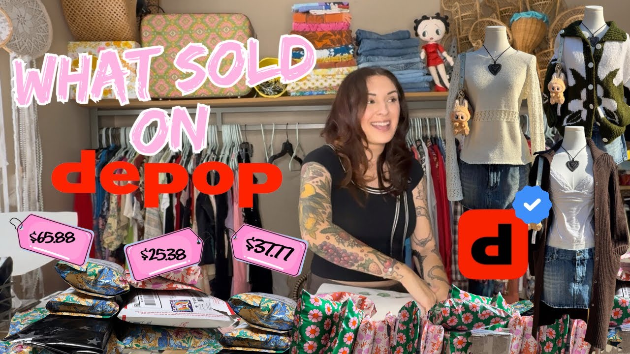 What Selling On Depop • One Day Of Sales For A Top Seller Shop # ...