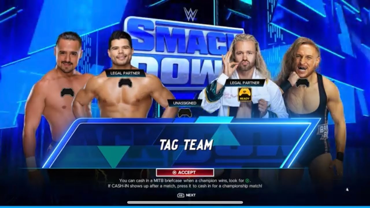 WWE 2K24: Smackdown: Los Lotharios Vs New Catch Republic 2/2 - YouTube