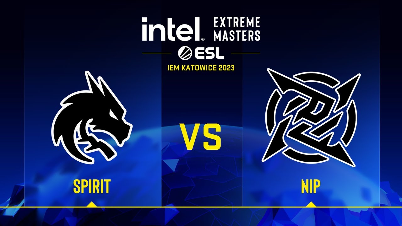 Spirit vs NiP | Map 2 Mirage | IEM Katowice 2023 Play-In - YouTube