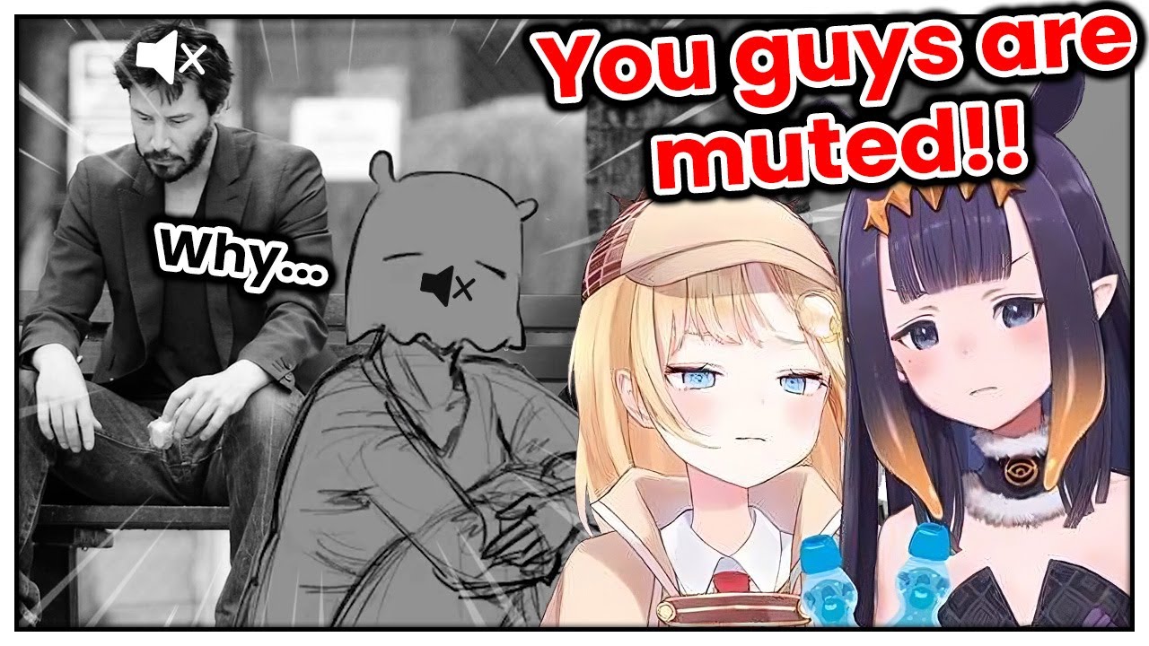 Chat said Ame was muted, but chat got muted instead - YouTube