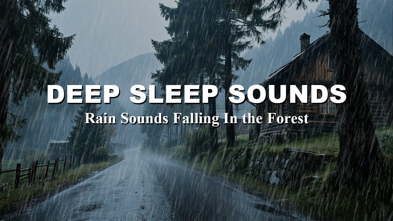 Deep Sleep Sounds - Fall Into Sleep Instantly with Rain Sounds Falling ...