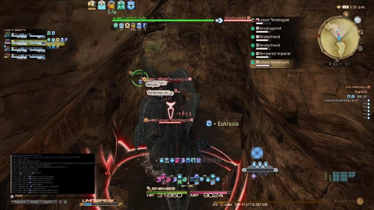 Sage Dungeon Run Heals/DPS OP FFXIV - YouTube