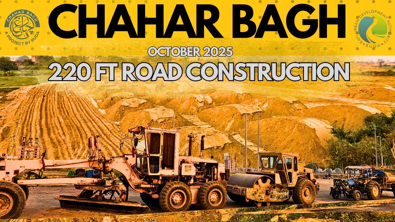 Chahar Bagh RUDA & REVA | 220ft Road Development Update | On-Ground ...