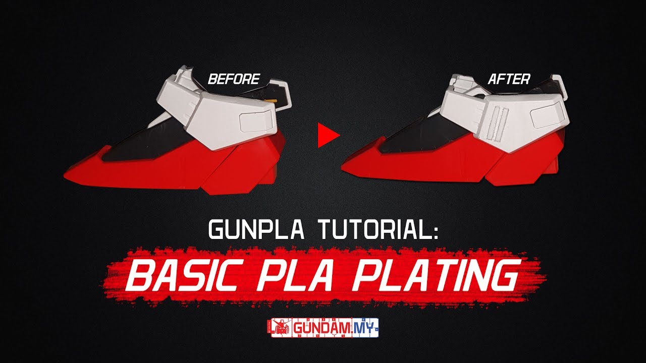 Gunpla Tutorial: Basic Pla Plating - YouTube