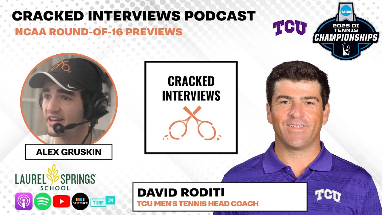David Roditi: TCU Men’s Head Coach [2025 NCAA Sweet-16 Press Row] - YouTube
