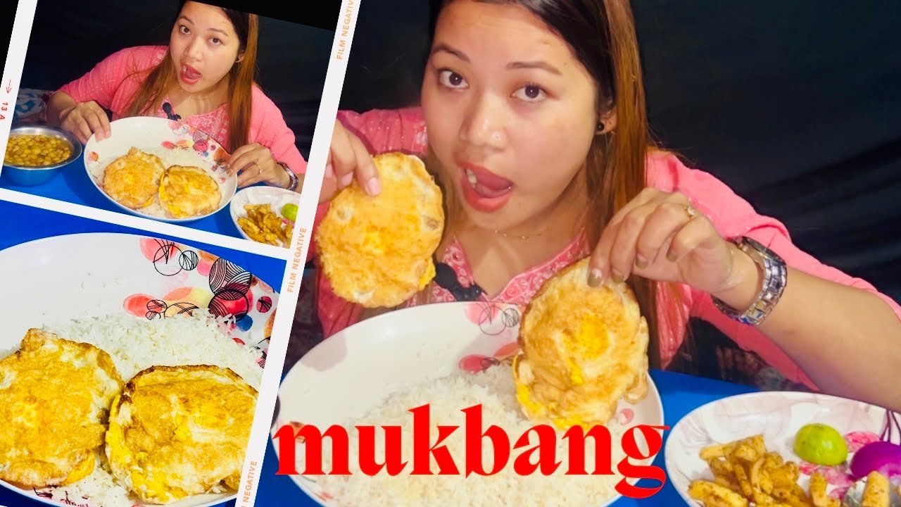 Egg rice mukbang 🤤🤤ll #mukbang #asmr #video - YouTube