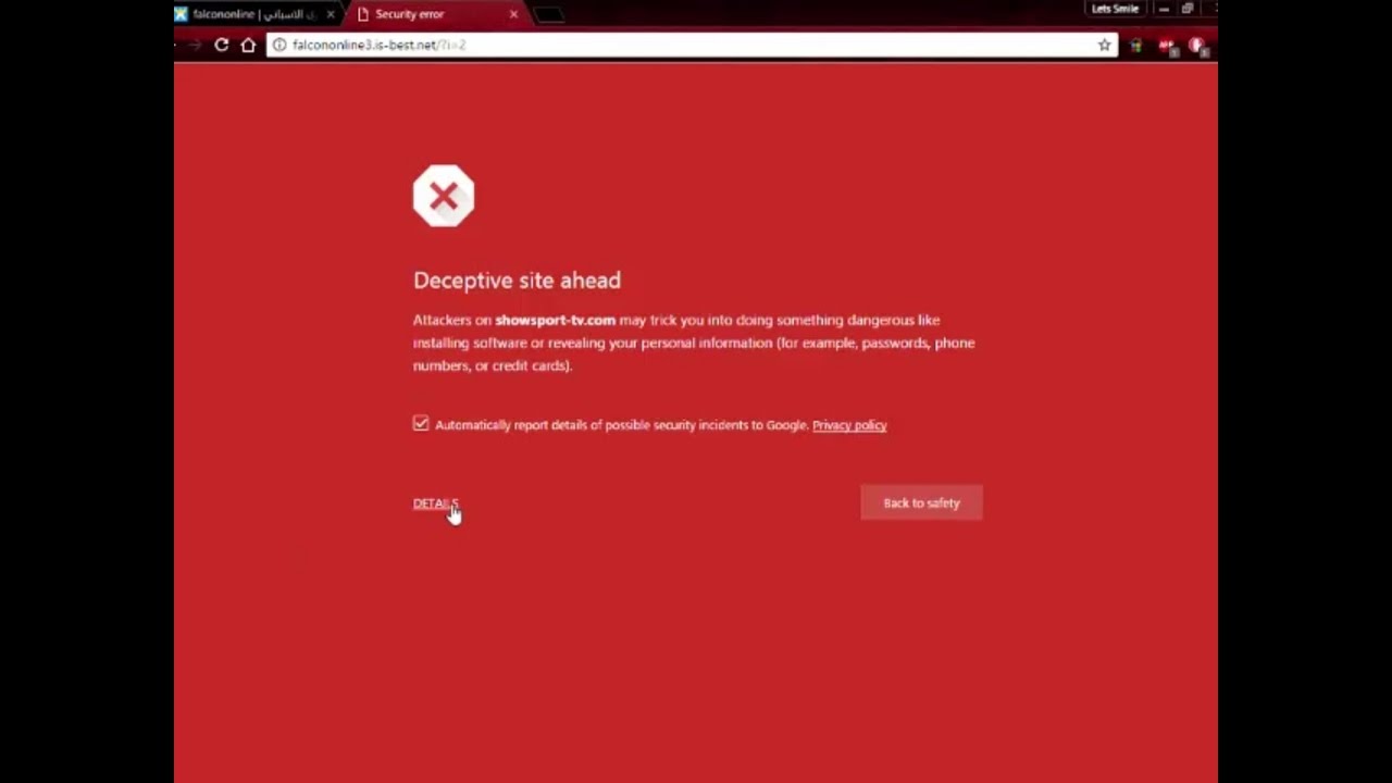 Red Screen error - YouTube