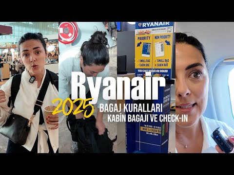 RYANAIR: YENİ Bagaj Kuralları, Check-in ve DİKKAT Edilmesi Gerekenler!