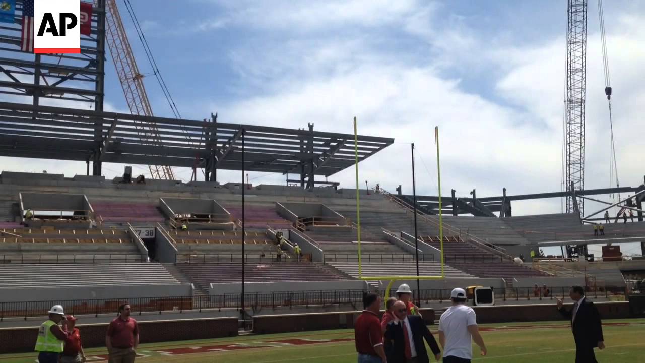 Oklahoma QB Baker Mayfield Talks About Stadium Renovation - YouTube