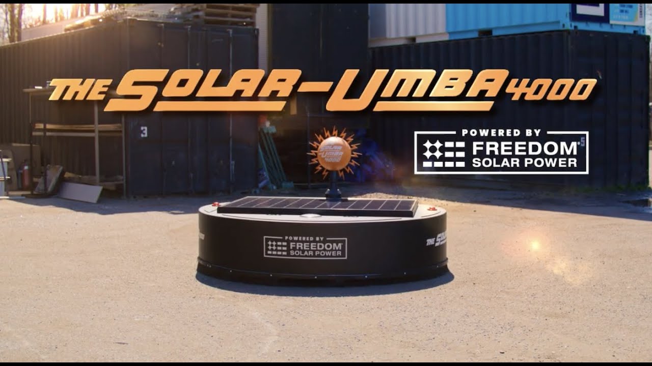 The World's First Solar-Powered Vacuum from Freedom Solar Power - YouTube
