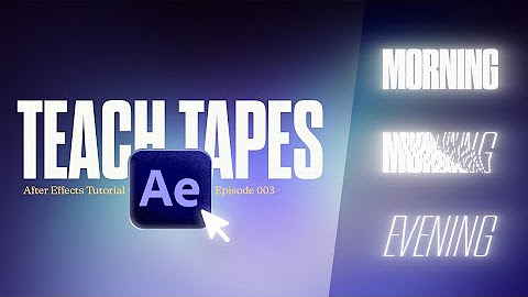 After Effects Tutorials - YouTube